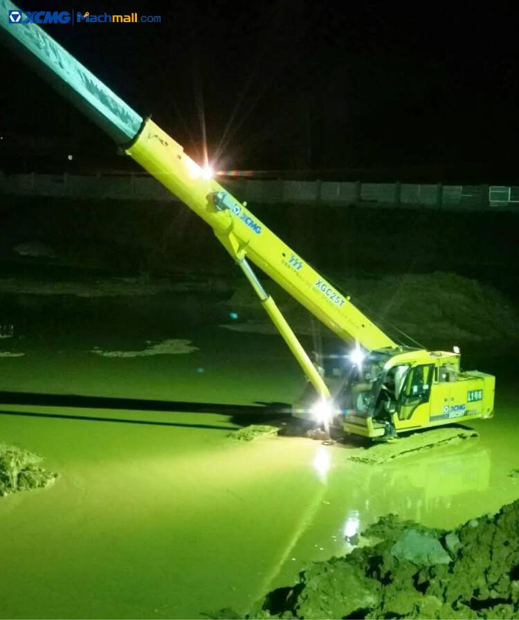 XCMG 25 ton small telescopic crawler crane XGC25T price |XCMG E-Commerce Inc. Global-CE
